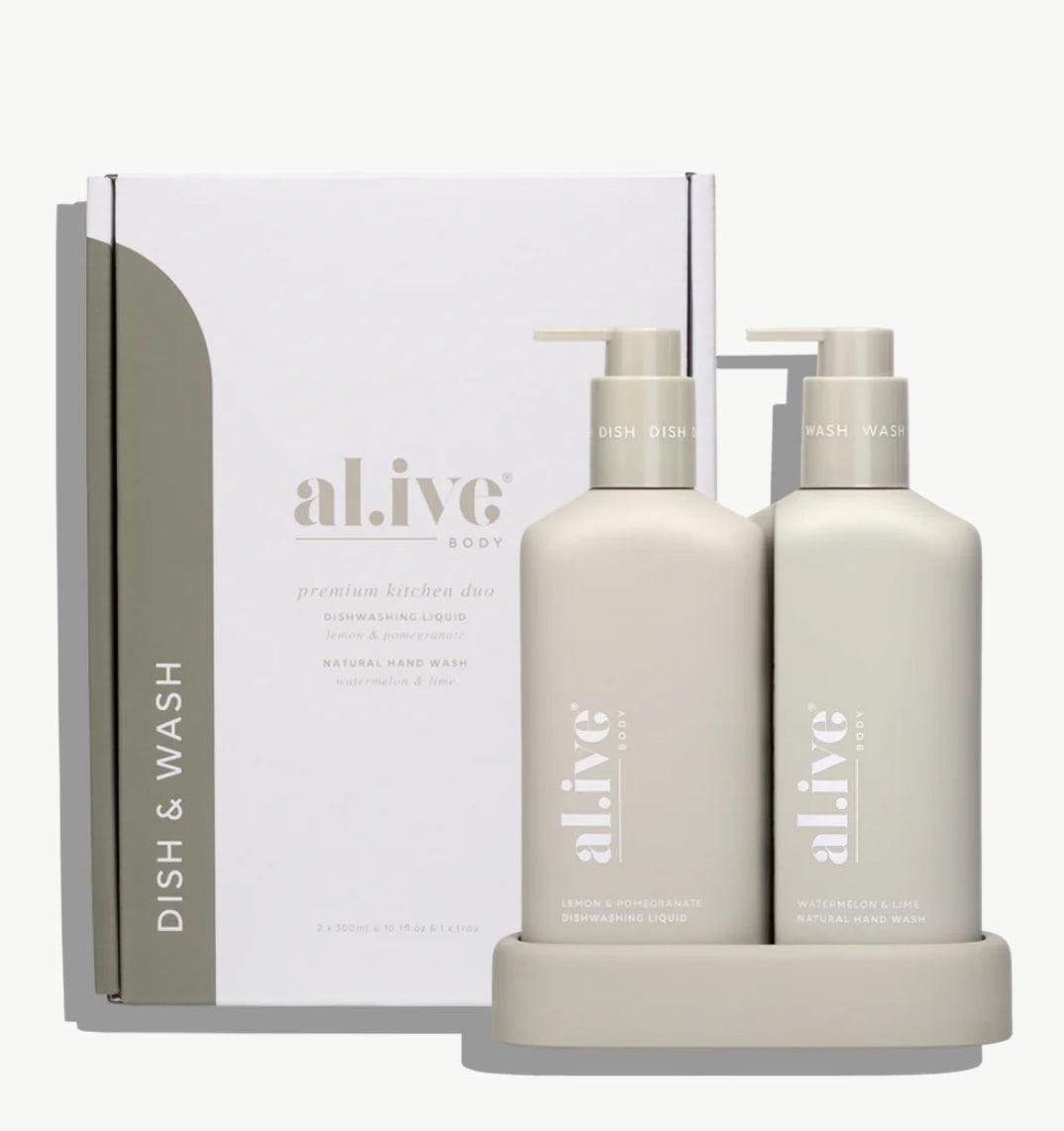 ‘Al.Ive Body’ Kitchen Dishwashing Liquid + Hand Wash Duo – House of Holabox