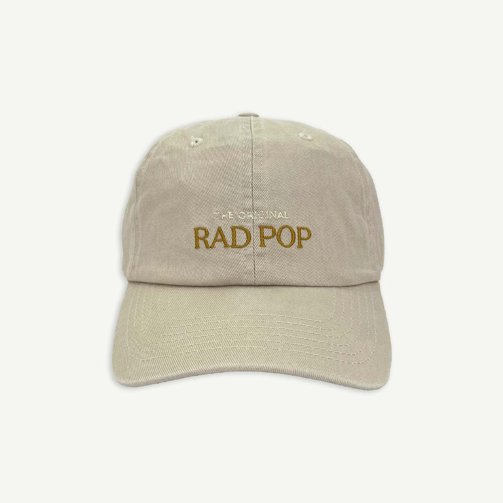 ‘Banabae’ Rad Pop Baseball Cap - Washed Sand – HOLABOX