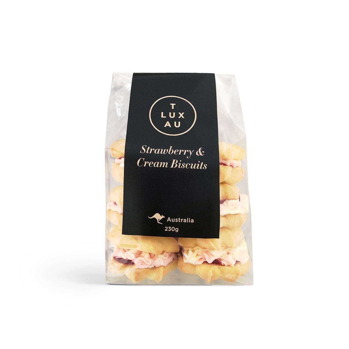 ‘TLUXAU’ Large Strawberry & Cream Biscuits – House of Holabox